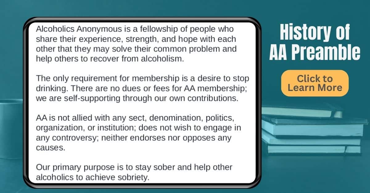 History of the AA Preamble